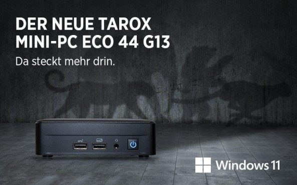 TAROX präsentiert den neuen Mini-PC ECO 44 G13 - HightechBox